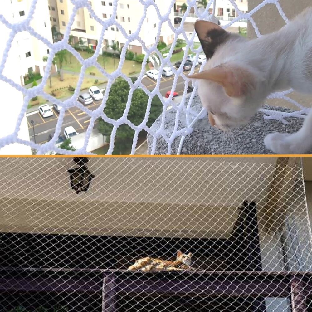 Rede de Proteção PET Victoria Reggia BRANCA Larg. 1,50x3,50m