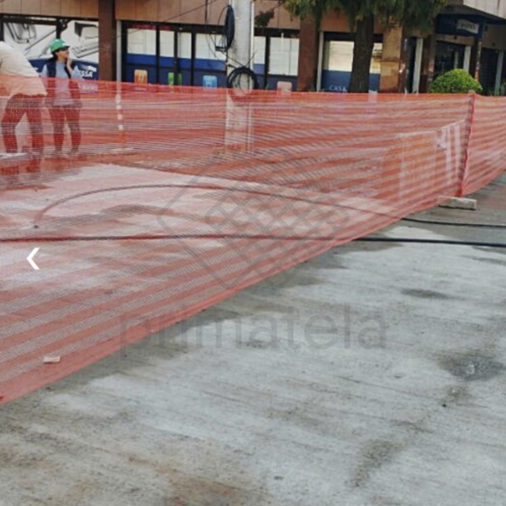 Tela Tapume 37 g/m² Laranja - 1,20x10m